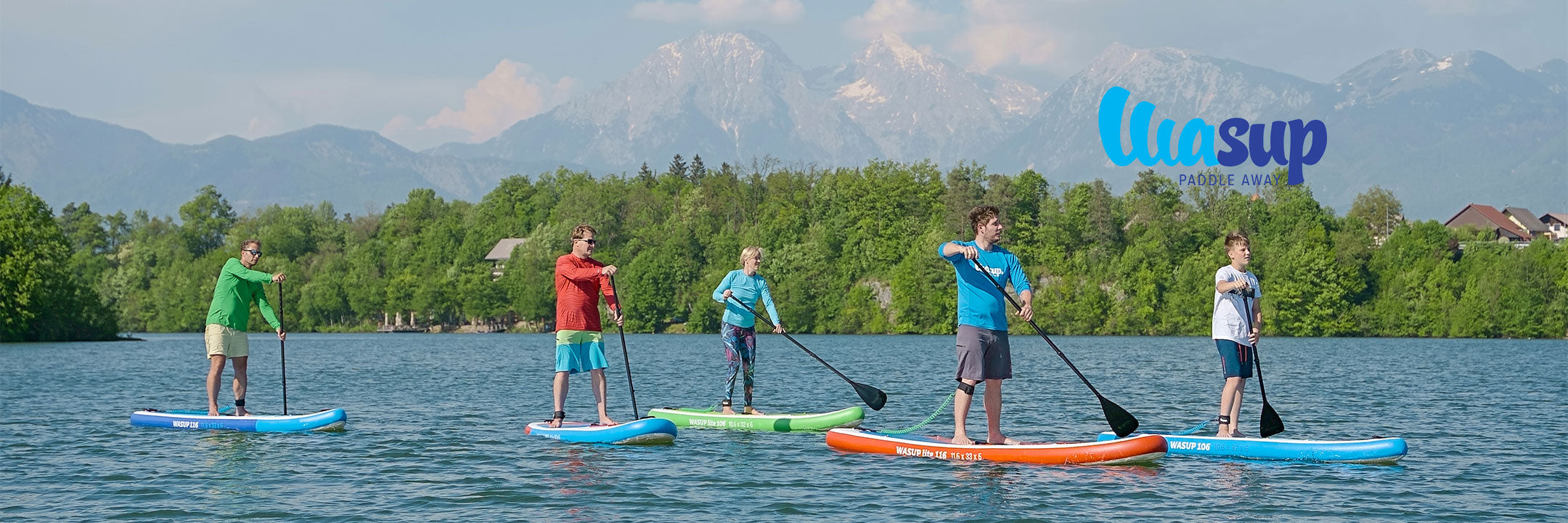 Wasup sup is a cheap and high quality Slovenian sup board.